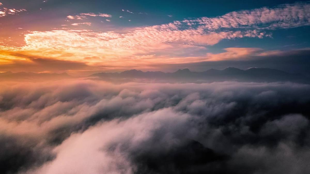 云海图片壁纸,云海图片,星空云海图片_大山谷图库